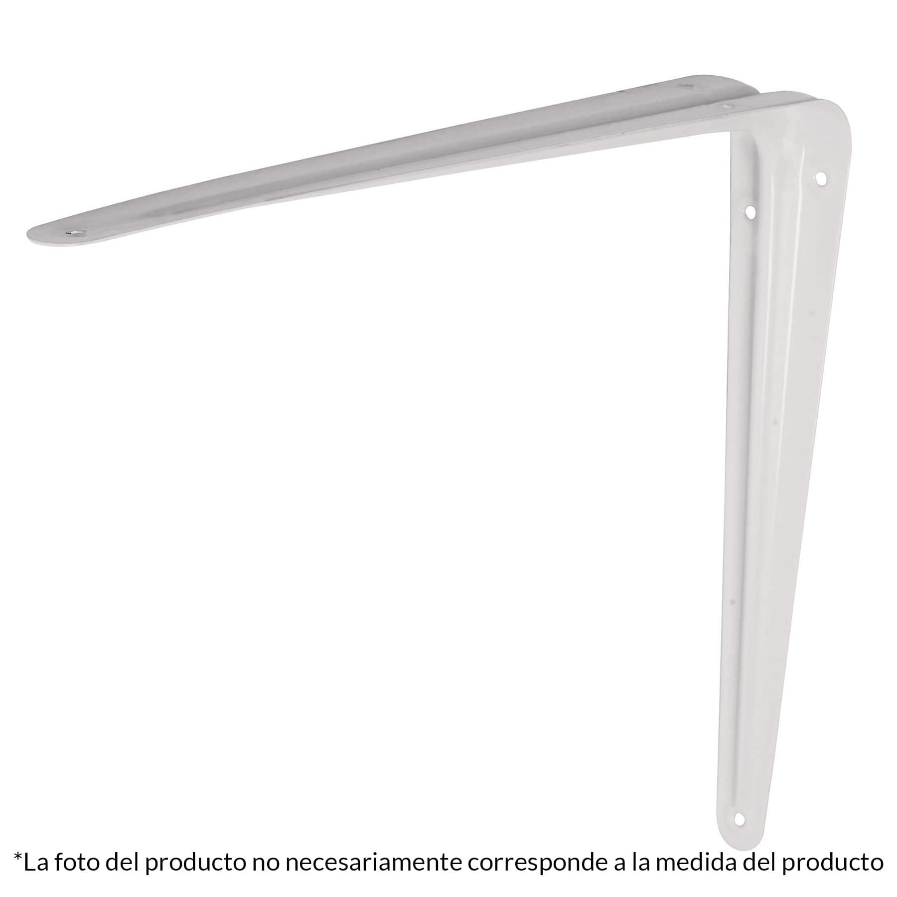 MENSULA DE ACERO BLANCA 6X8 - Construrama Lomas Ajusco